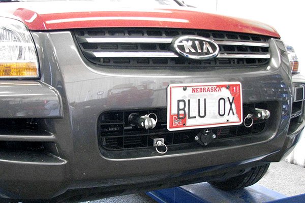 Blue Ox® BX2710 - Base Plate Kit with Removable Attachment Tabs