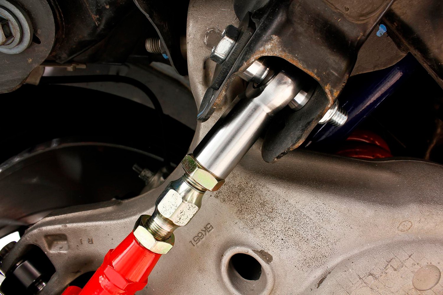 BMR Suspension® TR005H - Rear On-Car Adjustable Toe Rods