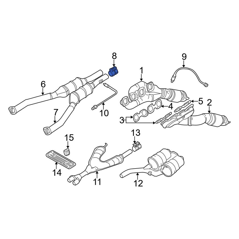 BMW OE 18307560778 - Exhaust Clamp