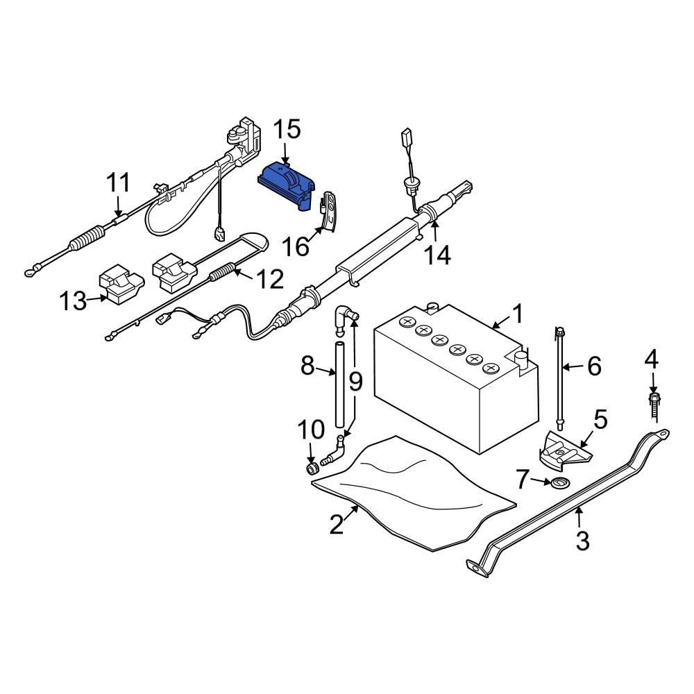 BMW OE 61129297278 - Battery Cable Terminal End