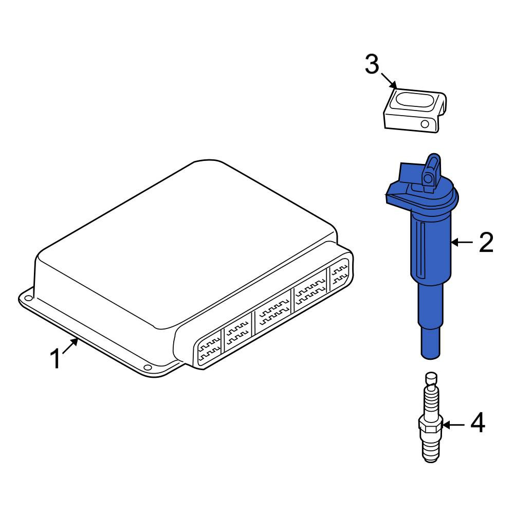 BMW OE 12137594936 - Direct Ignition Coil