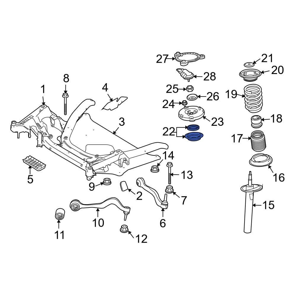 BMW OE 31331090612 - Front Suspension Strut Bearing