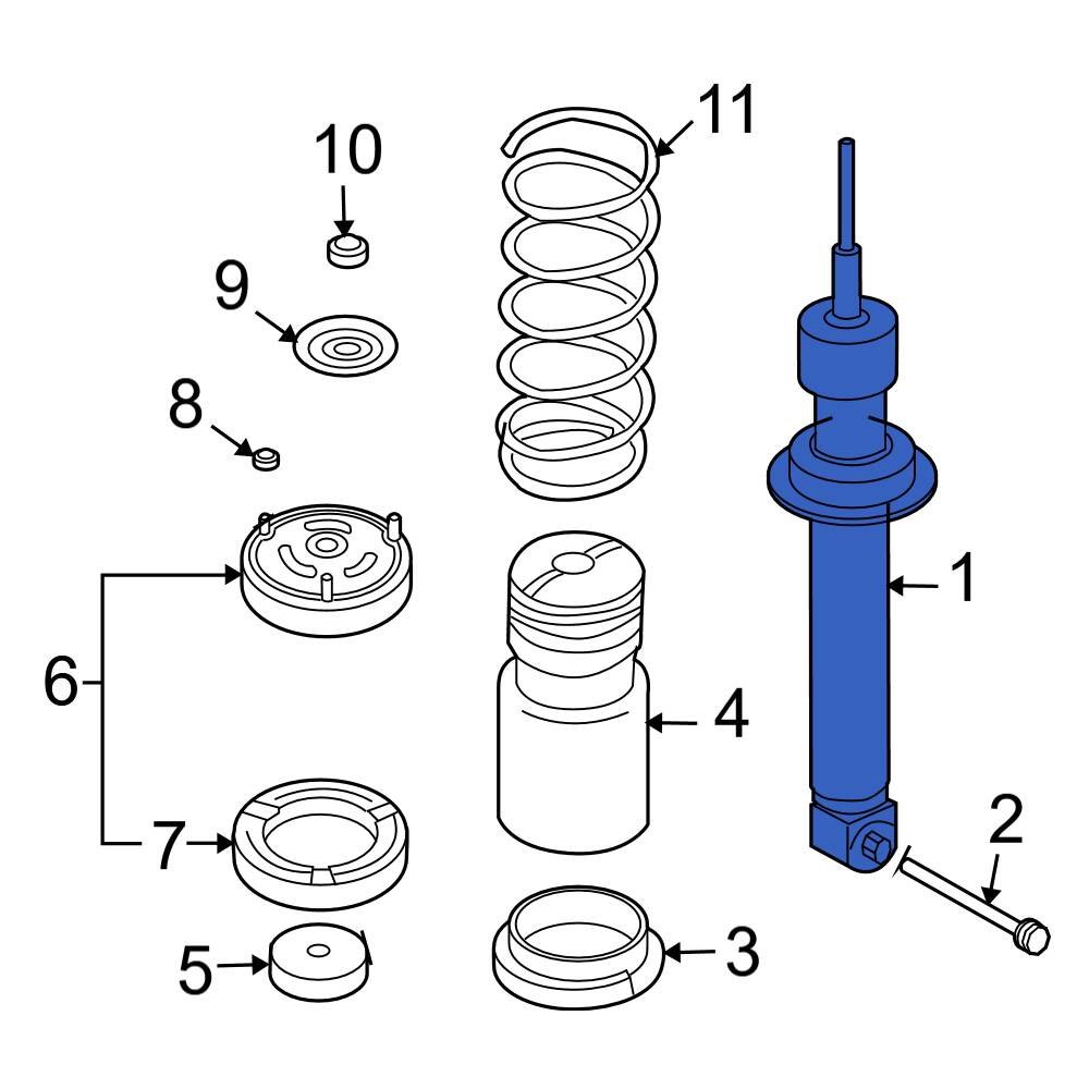BMW OE 31326764464 - Front Right Suspension Strut