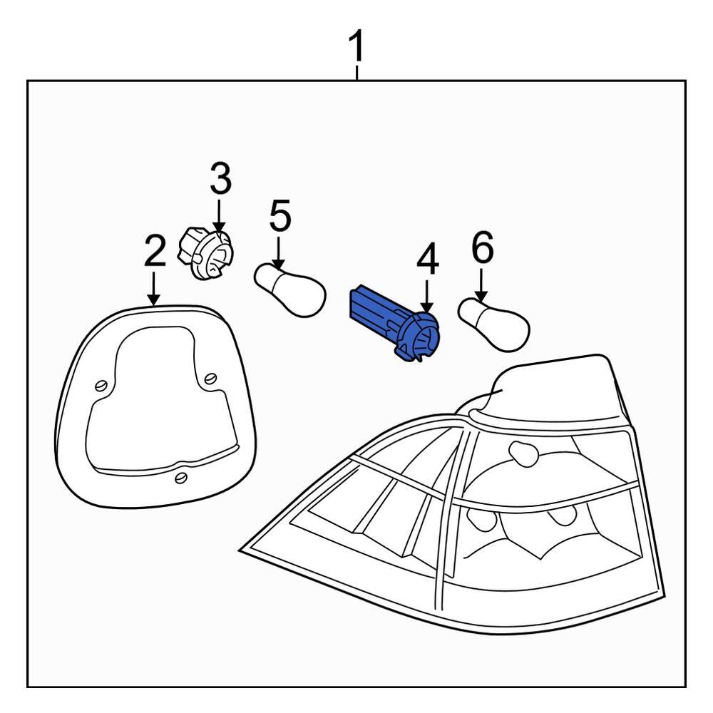 BMW OE 63218355883 - Tail Light Socket