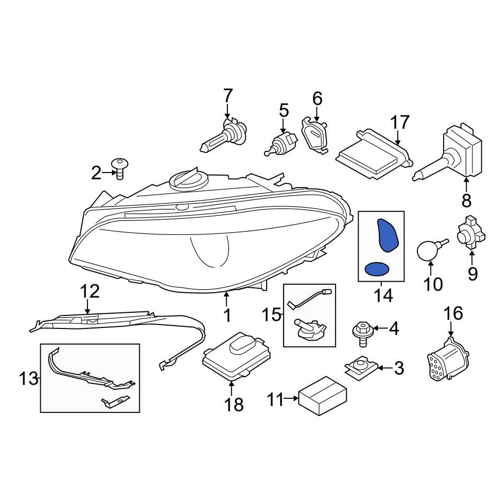 BMW OE 63117268653 - Parking Light Lens Gasket