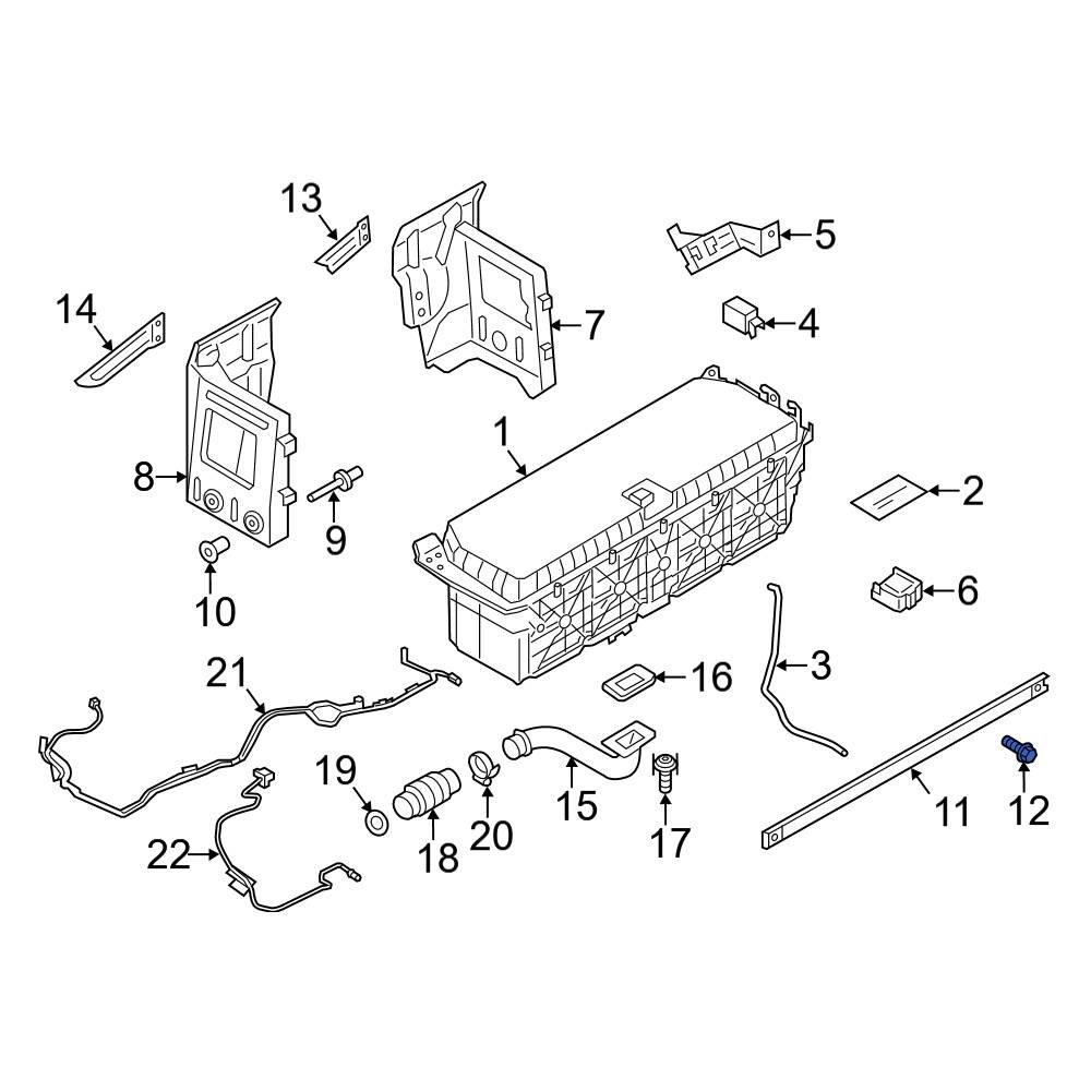BMW OE 07119905147 - Fender Bolt