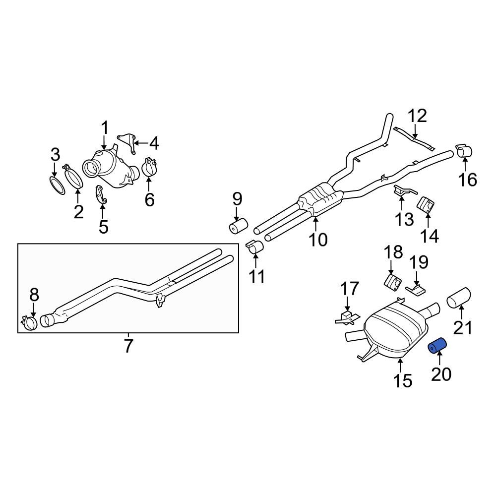 BMW OE 18302753085 - Exhaust System Hanger