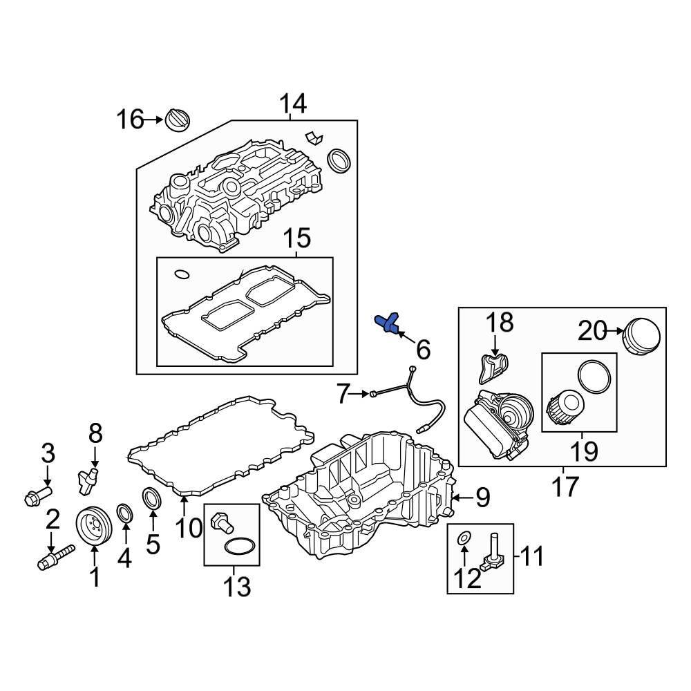 BMW OE 13627595860 - Engine Crankshaft Position Sensor