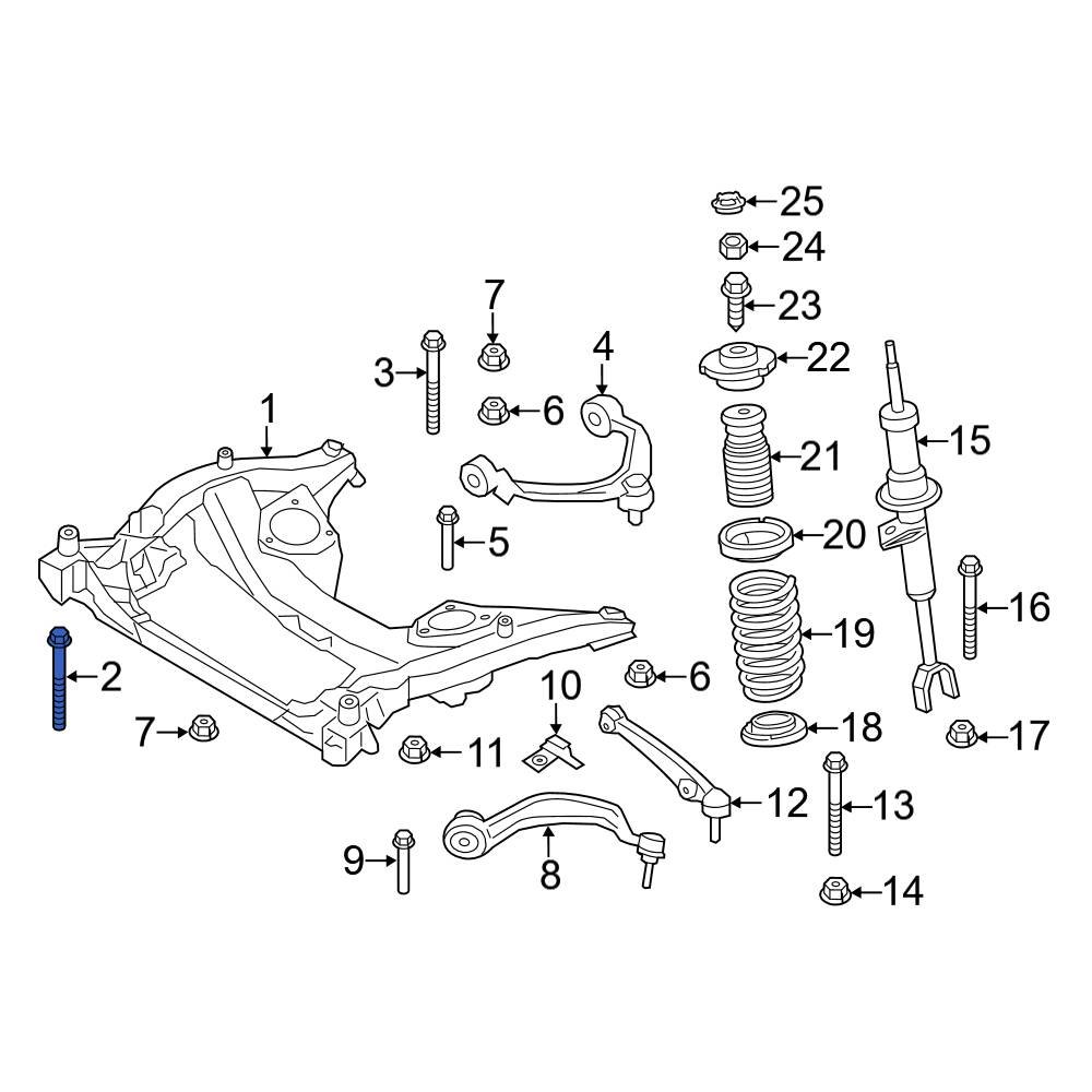 BMW OE 31106770256 - Rack and Pinion Bolt