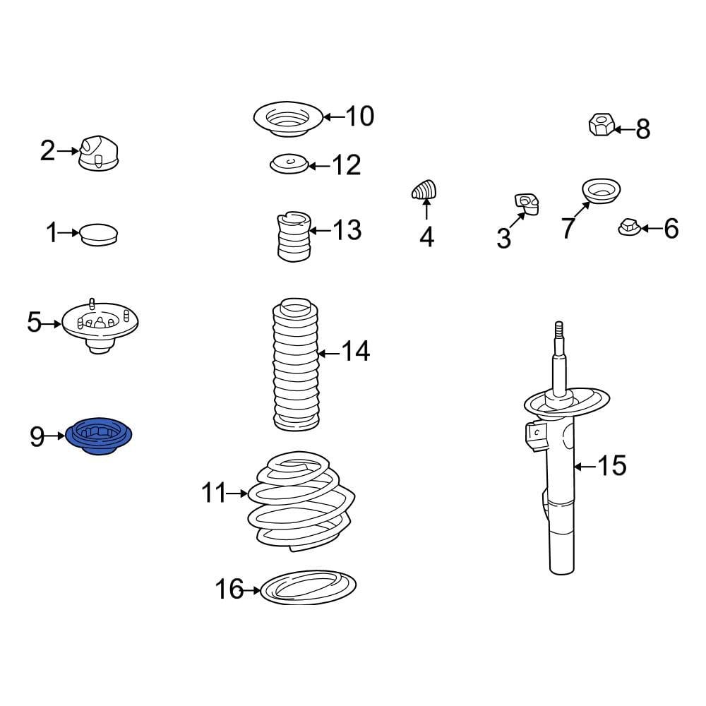 BMW OE 31331090612 - Front Suspension Strut Bearing