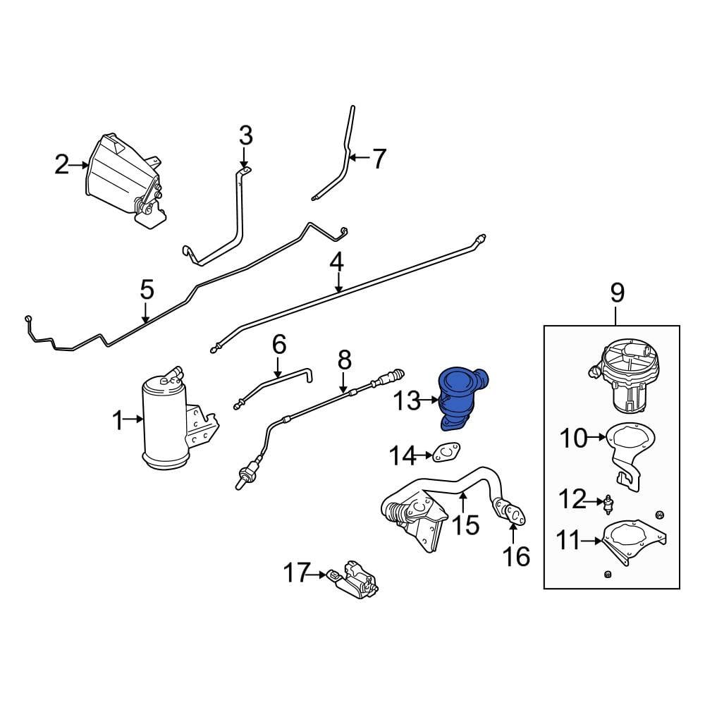 BMW OE 11611312737 - Secondary Air Injection Pump Check Valve