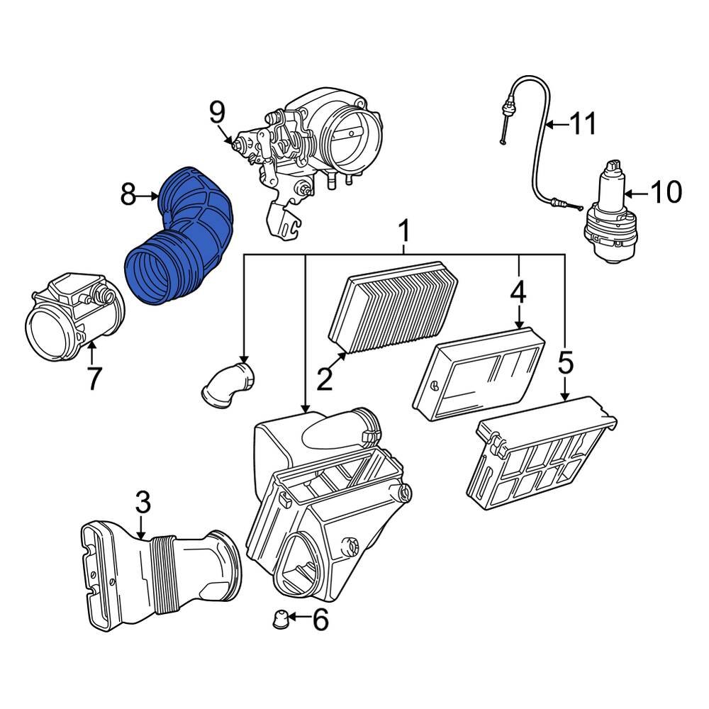 BMW OE 13541740073 - Engine Air Intake Hose