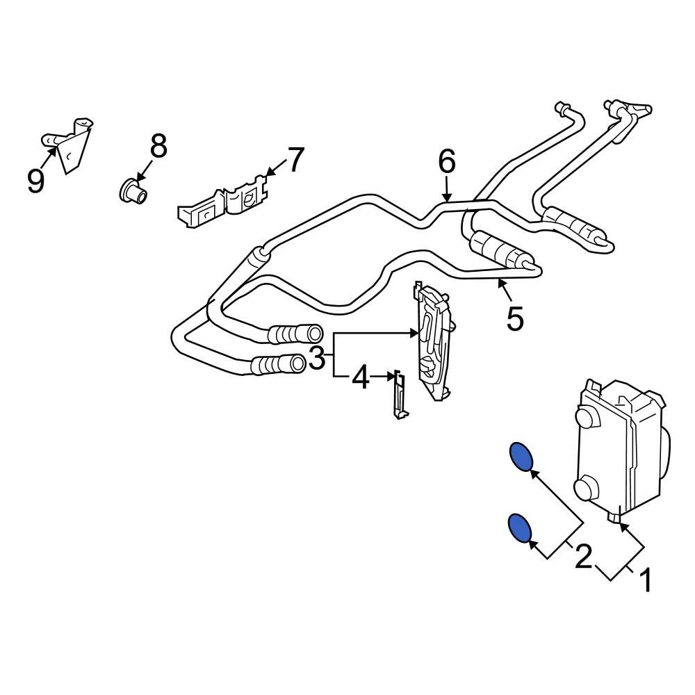 BMW OE 17101439140 - Automatic Transmission Oil Cooler O-Ring
