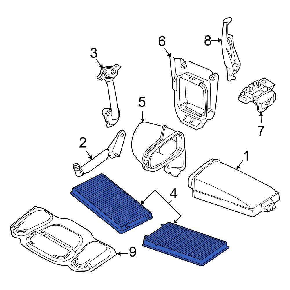 BMW OE 13717547201 - Engine Air Filter