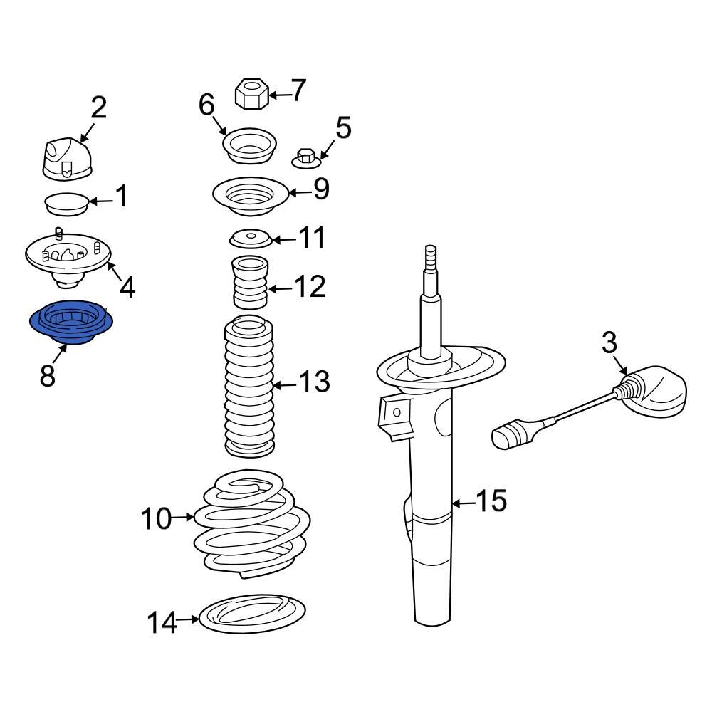 BMW OE 31331090612 - Front Suspension Strut Bearing