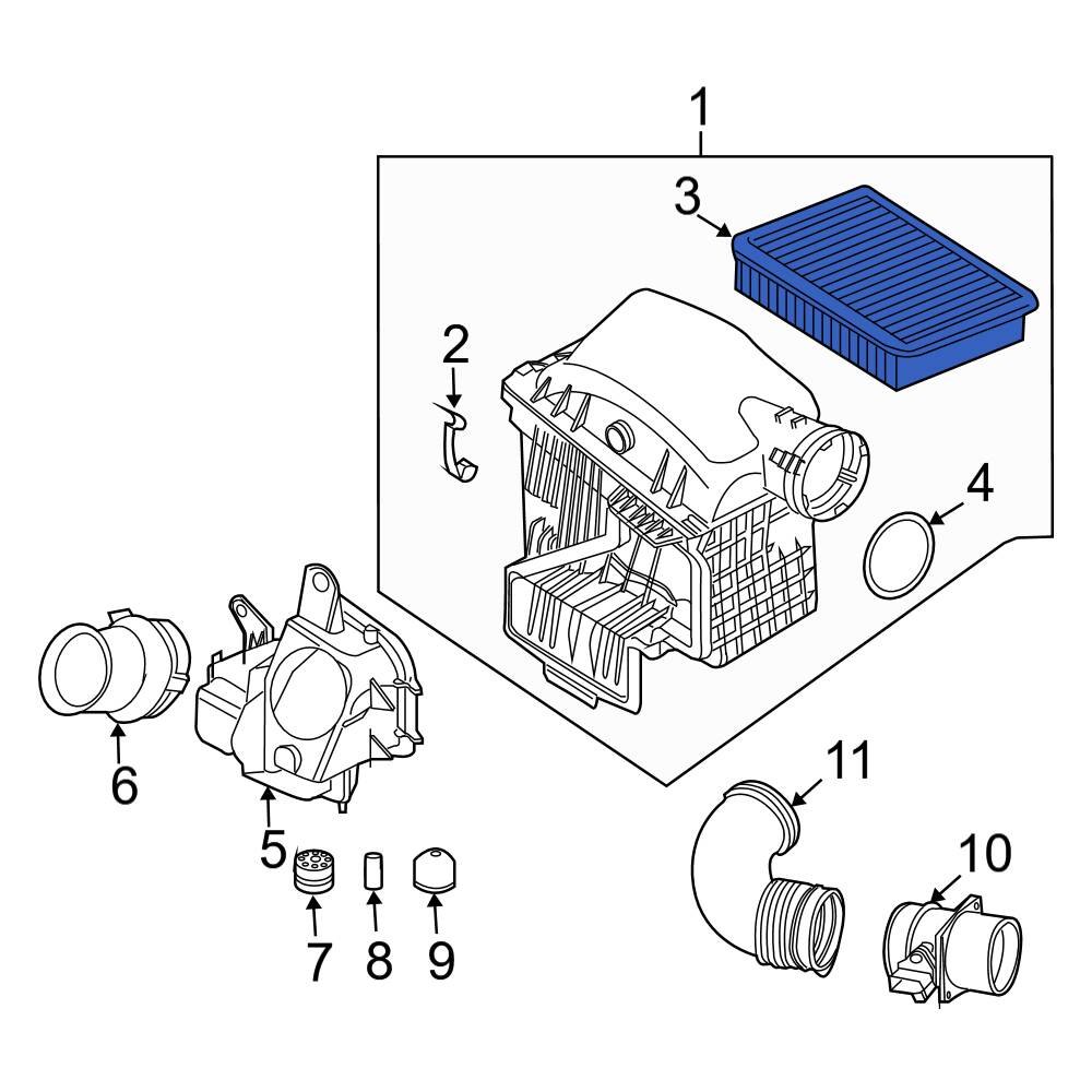 BMW OE 13717547201 - Engine Air Filter