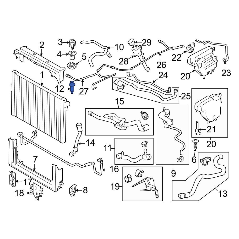 BMW OE 13627580635 - Engine Coolant Temperature Sensor