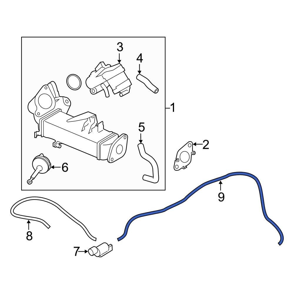 BMW OE 11657796857 - Vacuum Hose