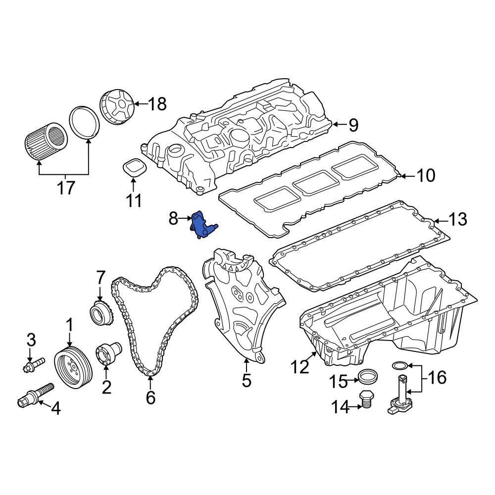 BMW OE 11417618943 - Engine Timing Chain Tensioner