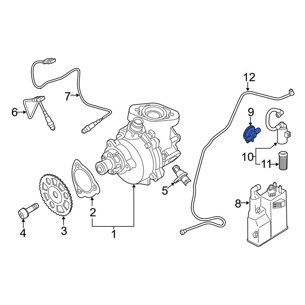 BMW OE 16137333301 - Evaporative Emissions System Leak Detection Pump