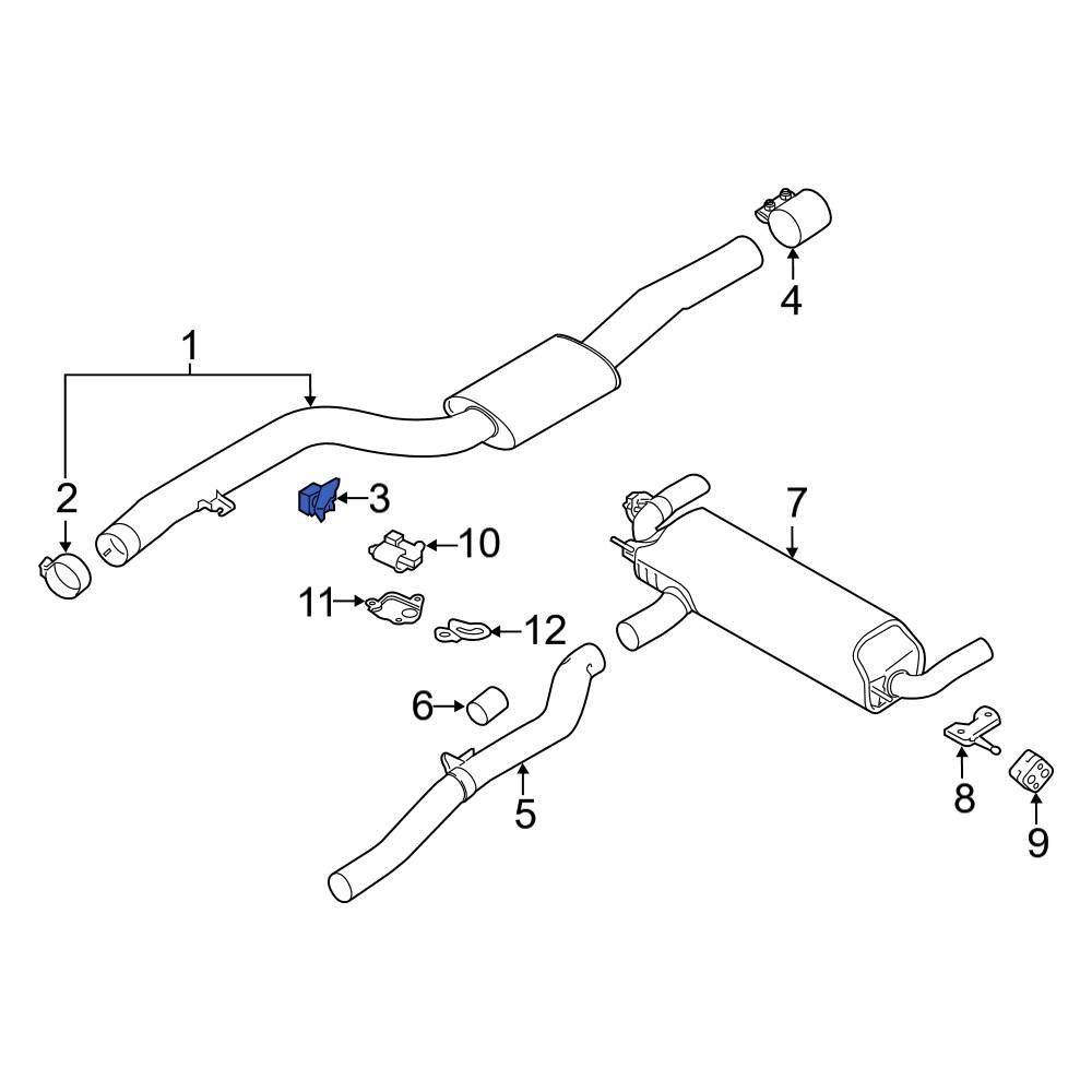 BMW OE 18208683823 - Exhaust System Hanger Bracket