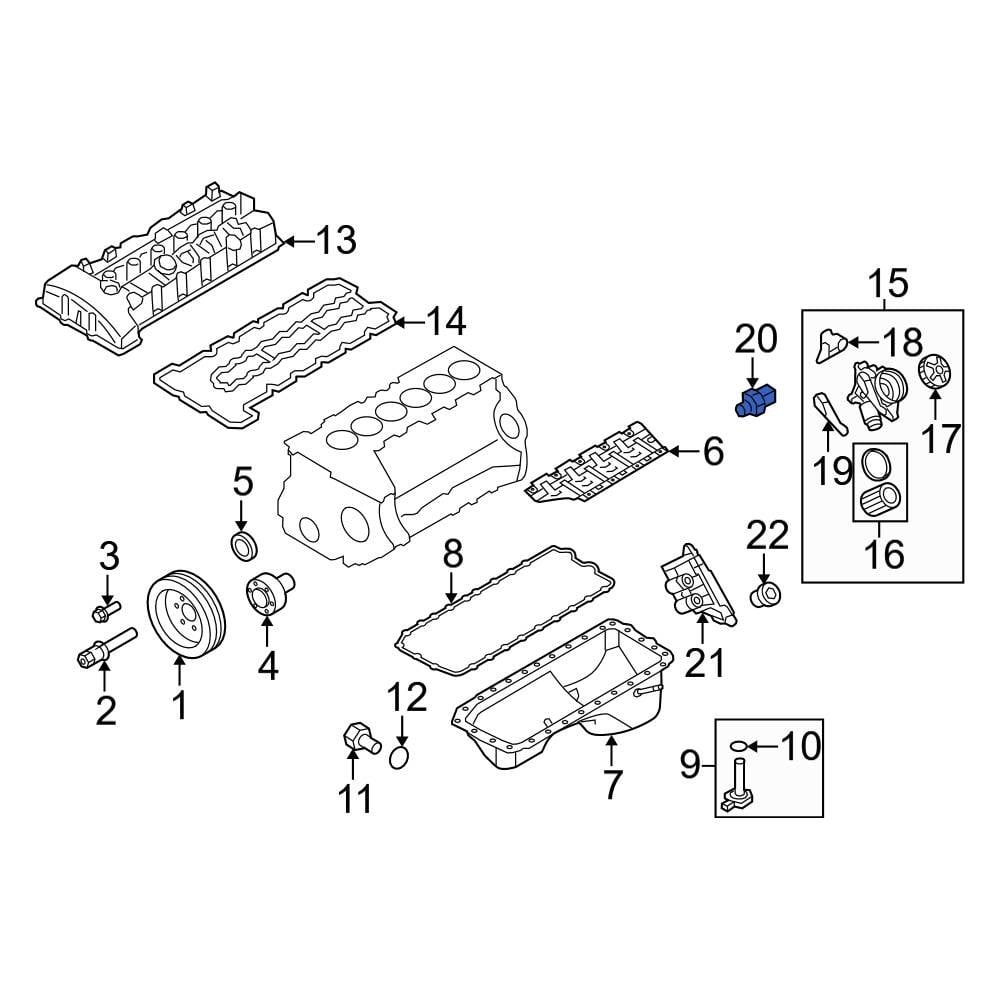 BMW OE 12618613333 - Engine Oil Pressure Switch