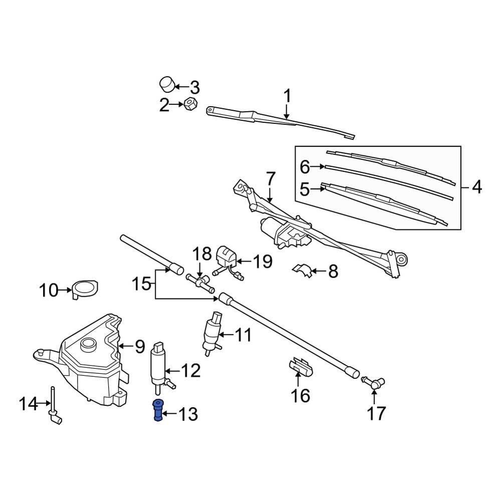 BMW OE 61678374382 - Front Windshield Washer Pump Strainer
