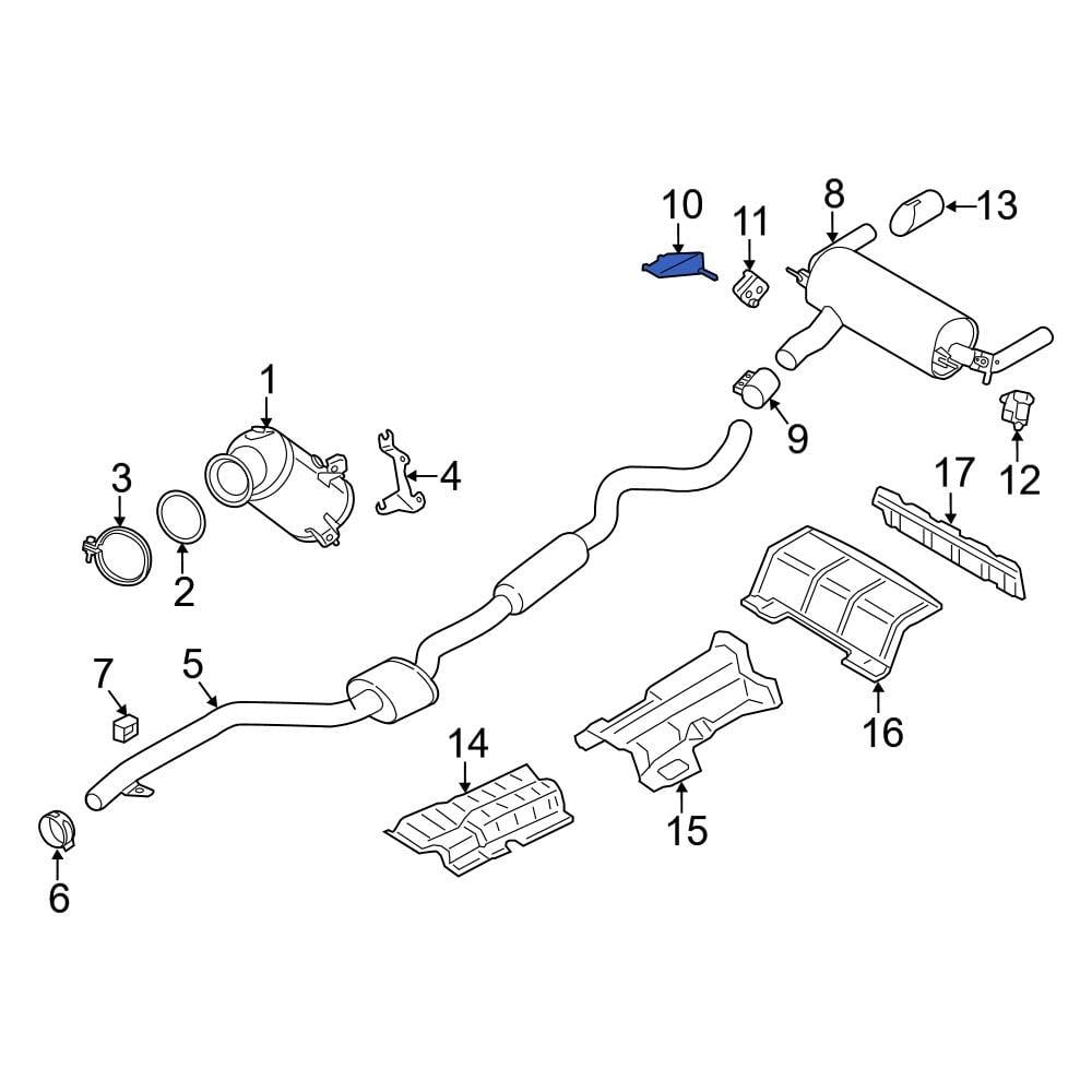 BMW OE 18307620364 - Right Exhaust System Hanger Bracket