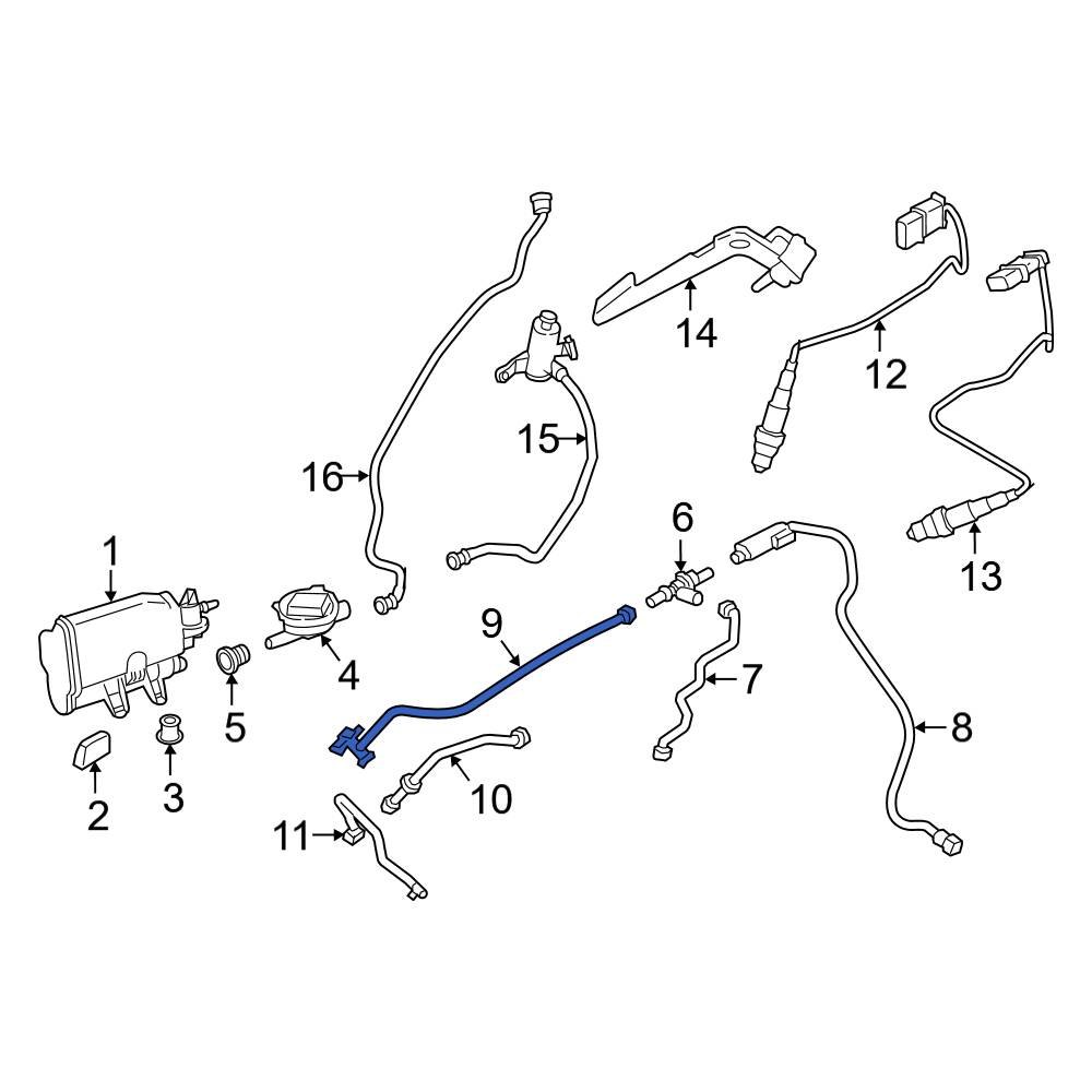 BMW OE 13907643105 - Evaporative Emissions System Lines