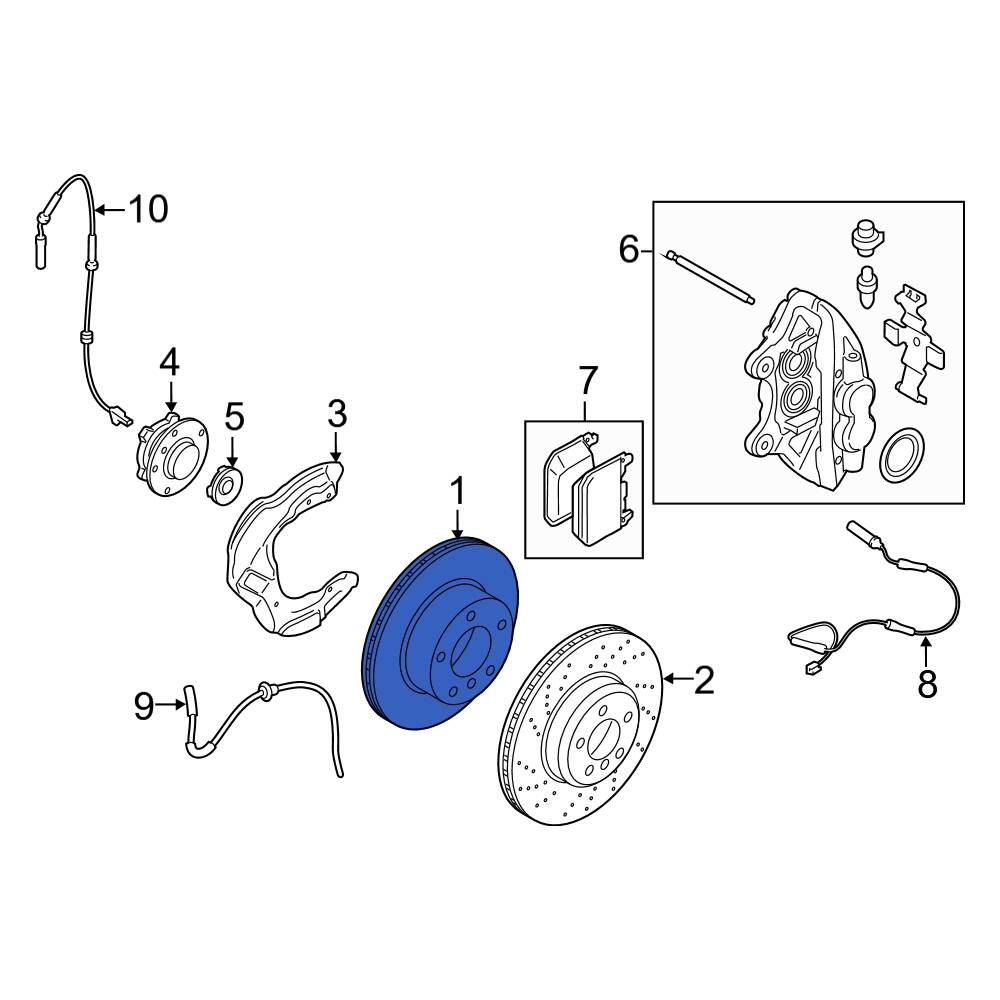 BMW OE 34116792221 - Front Disc Brake Rotor