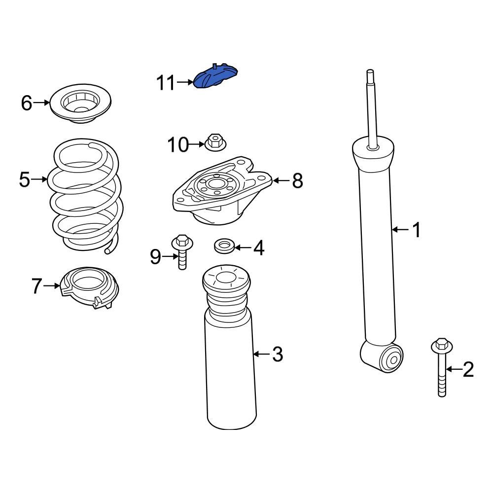 BMW OE 33506863445 - Suspension Shock Absorber Mount Cap