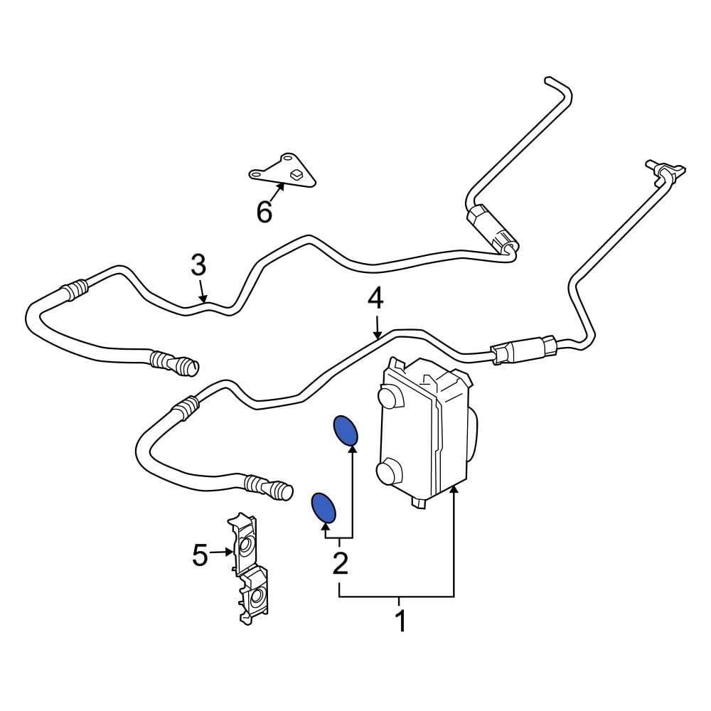 BMW OE 17101439140 - Automatic Transmission Oil Cooler O-Ring