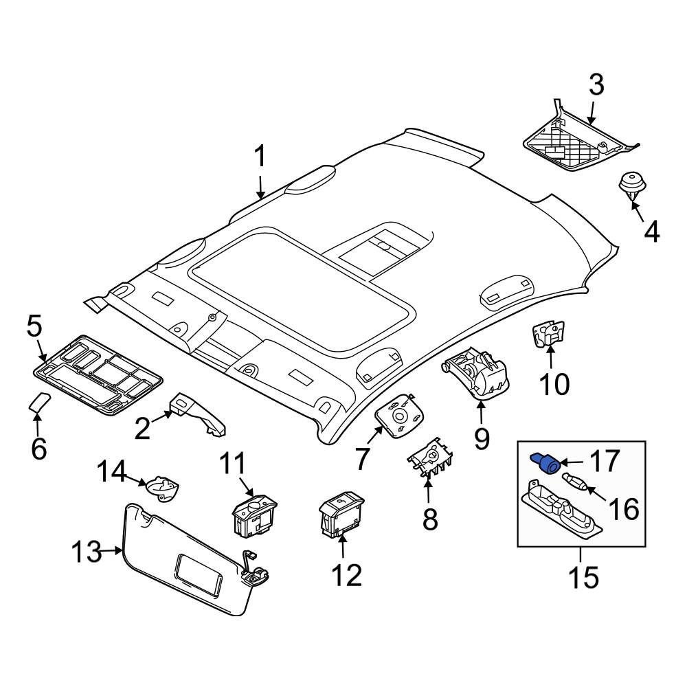 BMW OE 63258389736 - Dome Light Socket