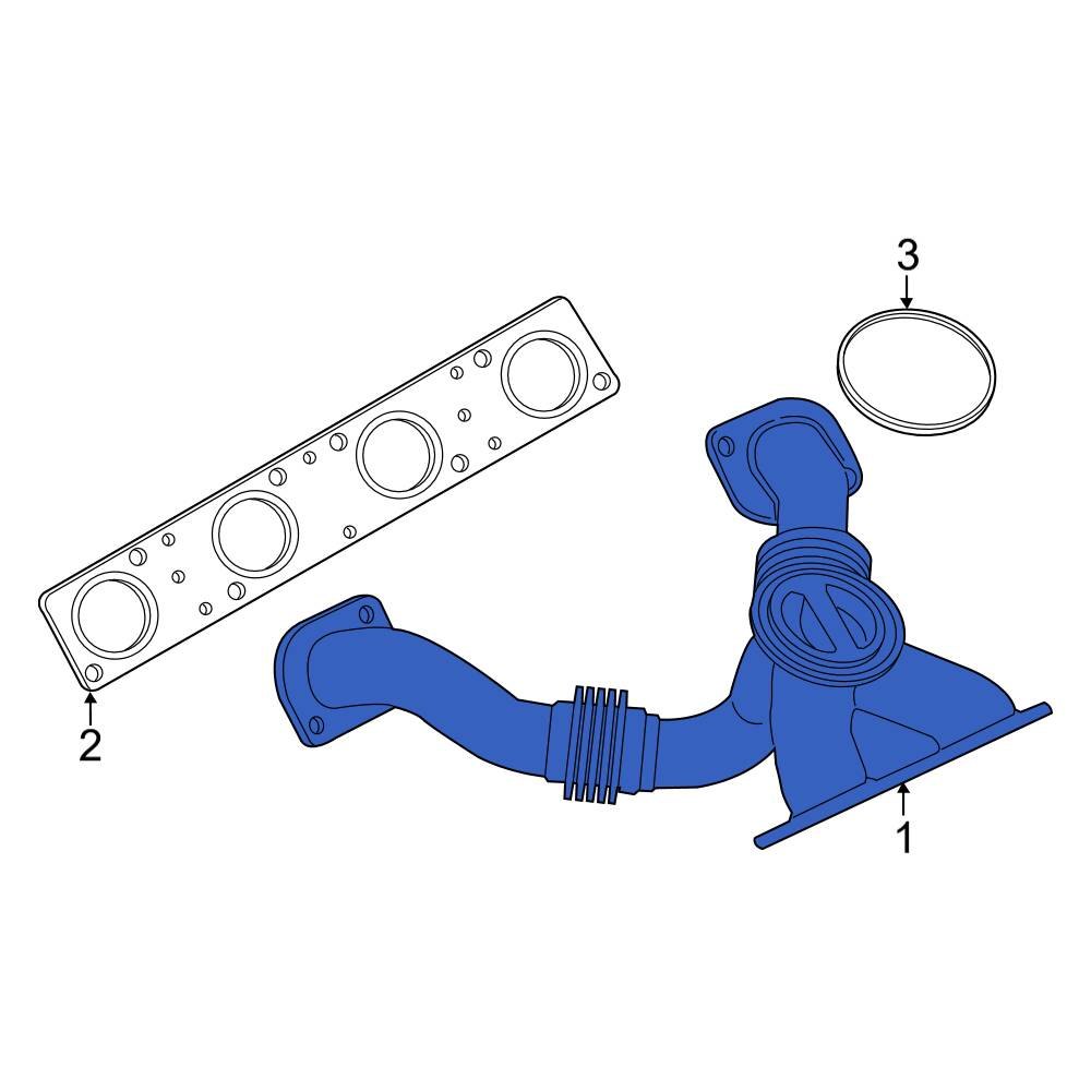 BMW OE 11627843780 - Exhaust Manifold