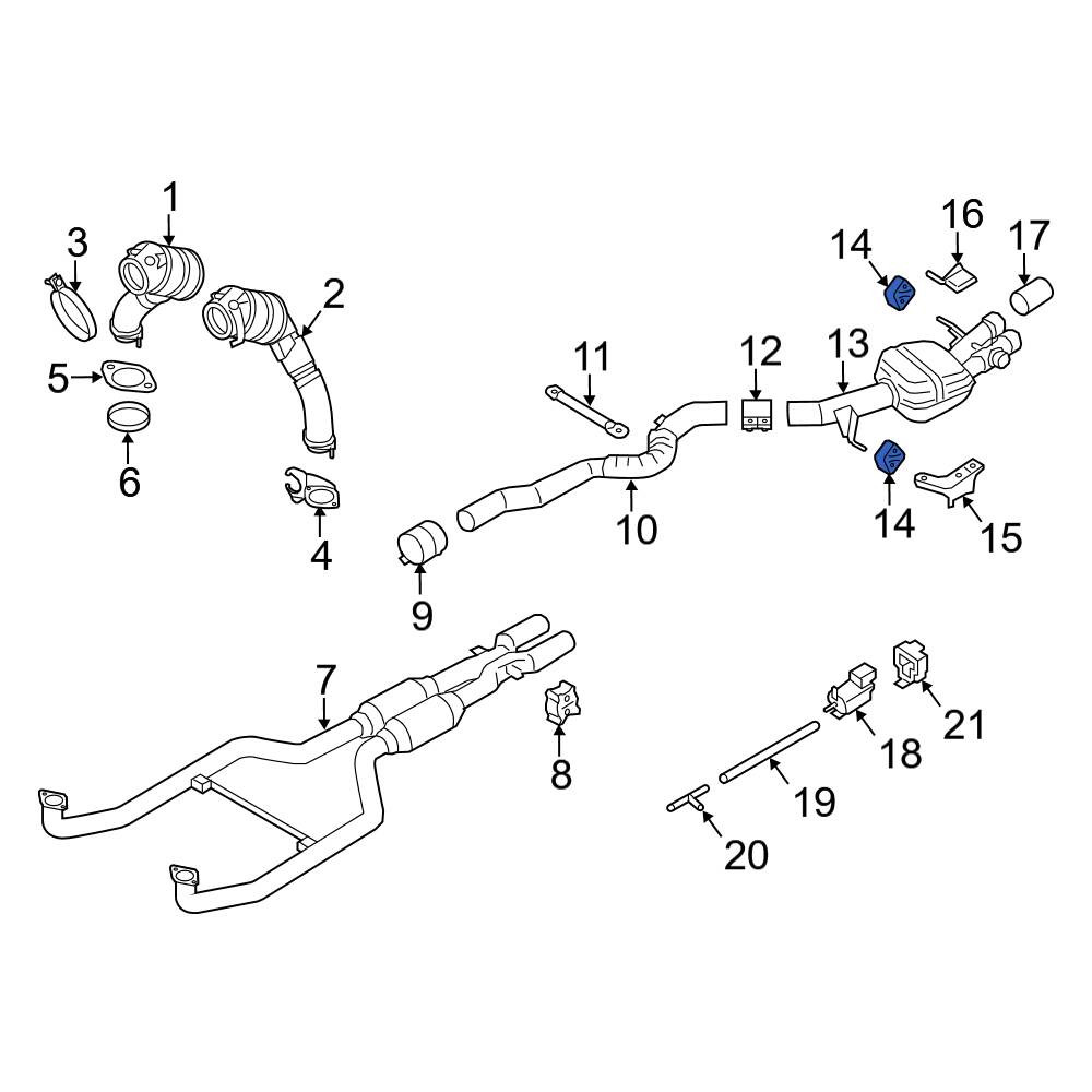 BMW OE 18207832991 - Exhaust System Hanger