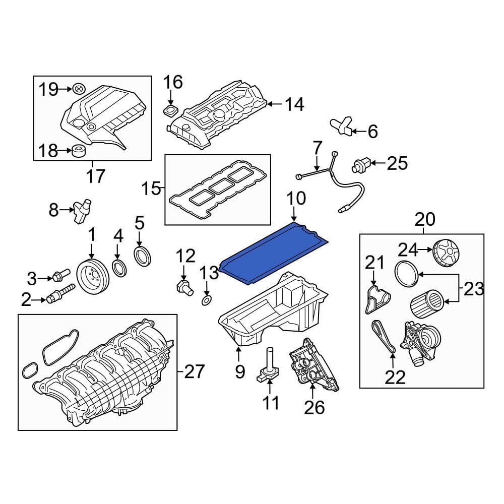 BMW OE 11137600482 - Engine Oil Pan Gasket