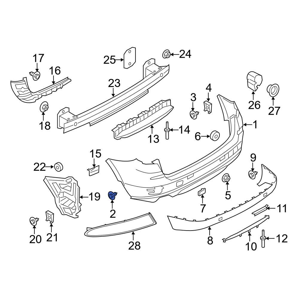 BMW OE 07147129161 - Rocker Panel Molding Screw