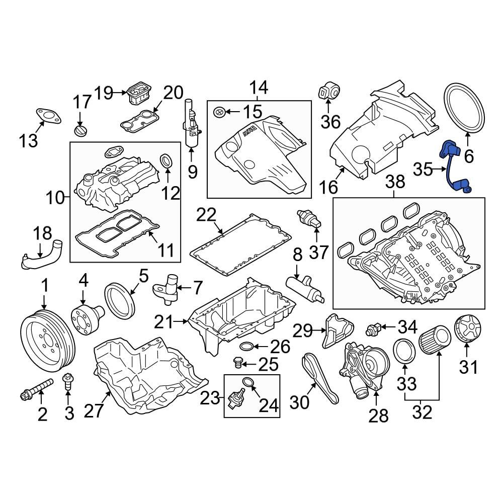 BMW OE 13627595860 - Engine Crankshaft Position Sensor