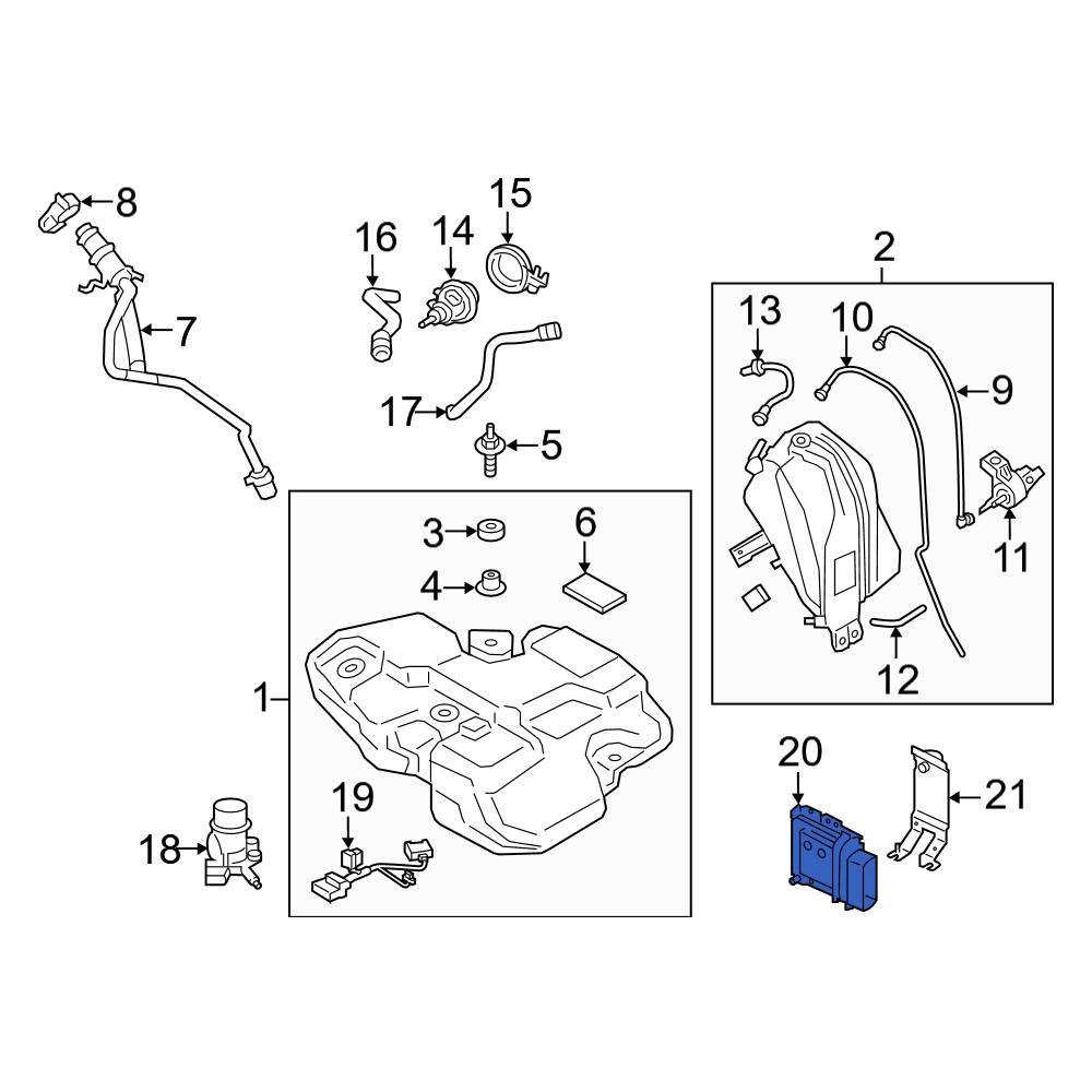 BMW OE 16147411596 - Fuel Pump Driver Module