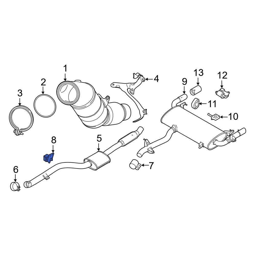 BMW OE 18208683823 - Exhaust System Hanger Bracket