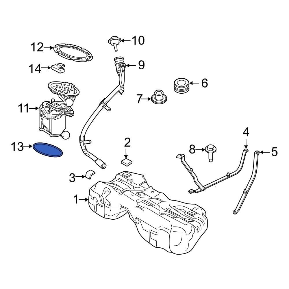 BMW OE 16117216523 - Fuel Pump Tank Seal