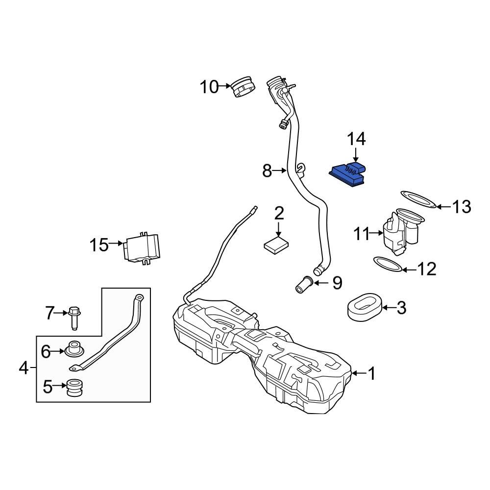 BMW OE 16138485646 - Fuel Temperature Sensor