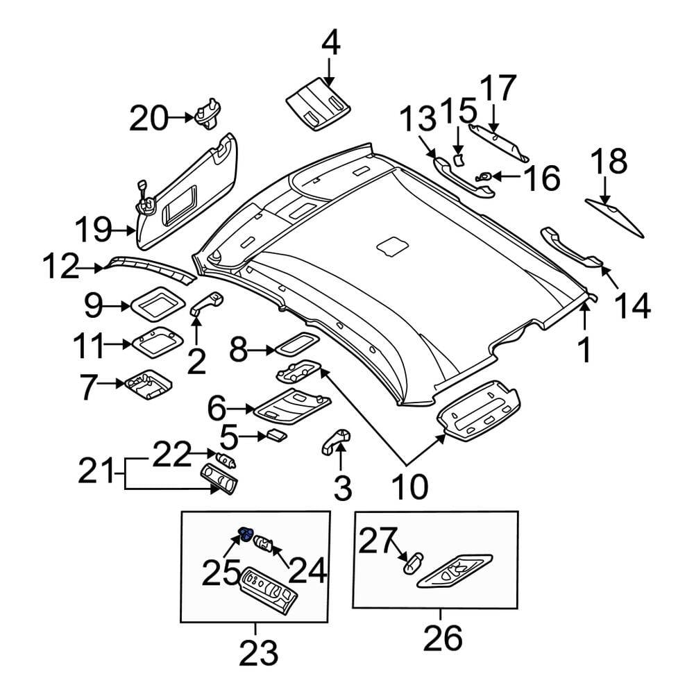 BMW OE 63258389736 - Dome Light Socket