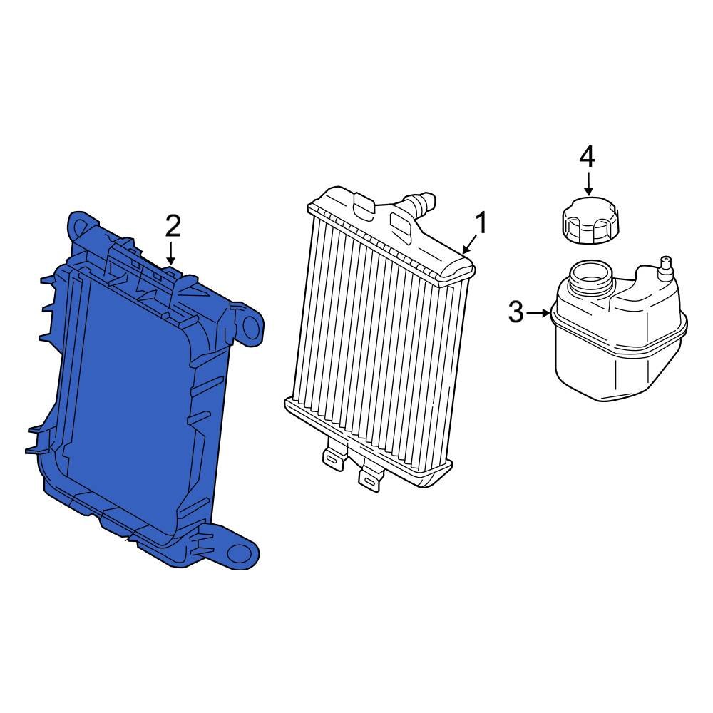 BMW OE 17118620732 - Radiator Mount Bracket