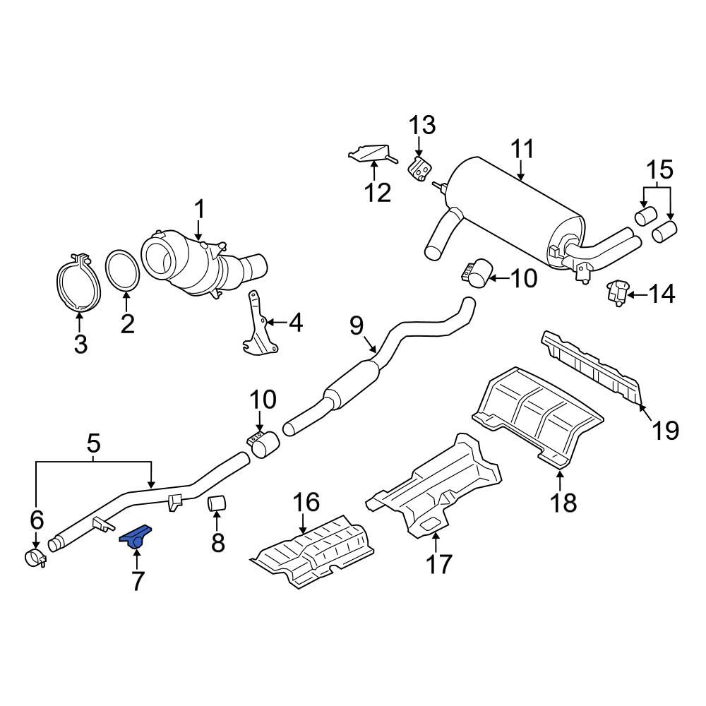 BMW OE 18307633092 - Exhaust System Hanger