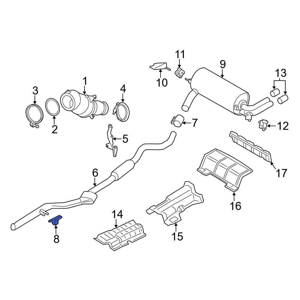 BMW OE 18307633092 - Exhaust System Hanger