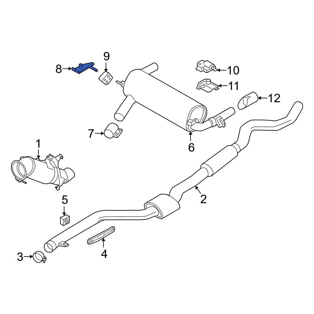 BMW OE 18307620364 - Right Exhaust System Hanger Bracket