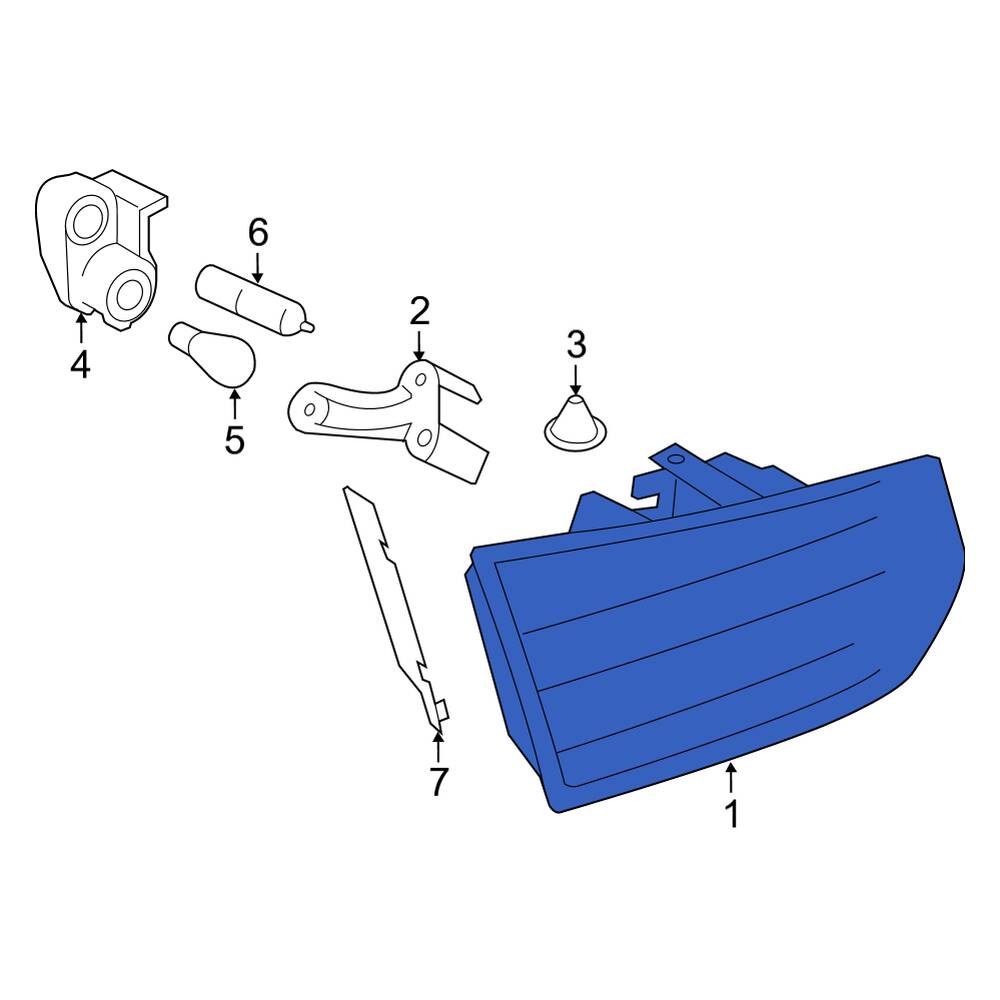 BMW OE 63217372794 - Rear Right Inner Tail Light Assembly