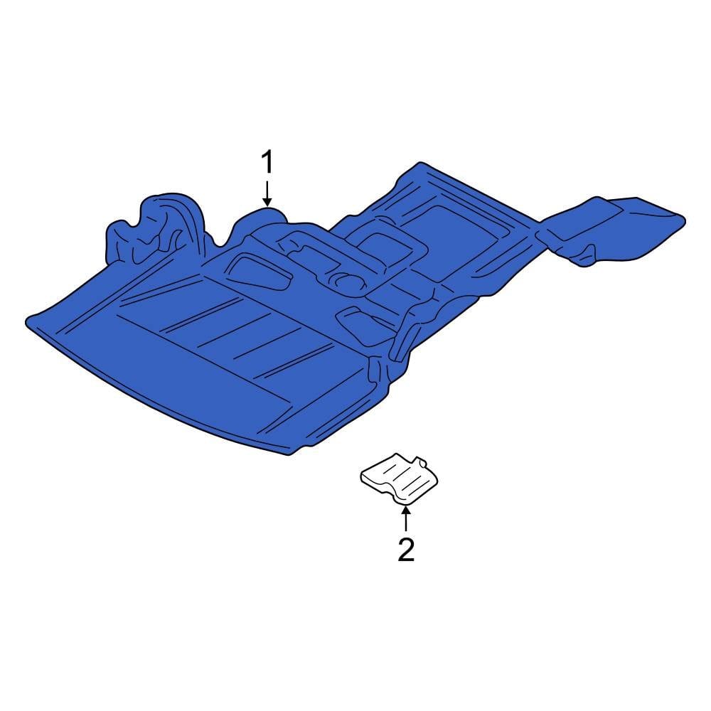 BMW OE 51718268344 - Front Radiator Support Splash Shield