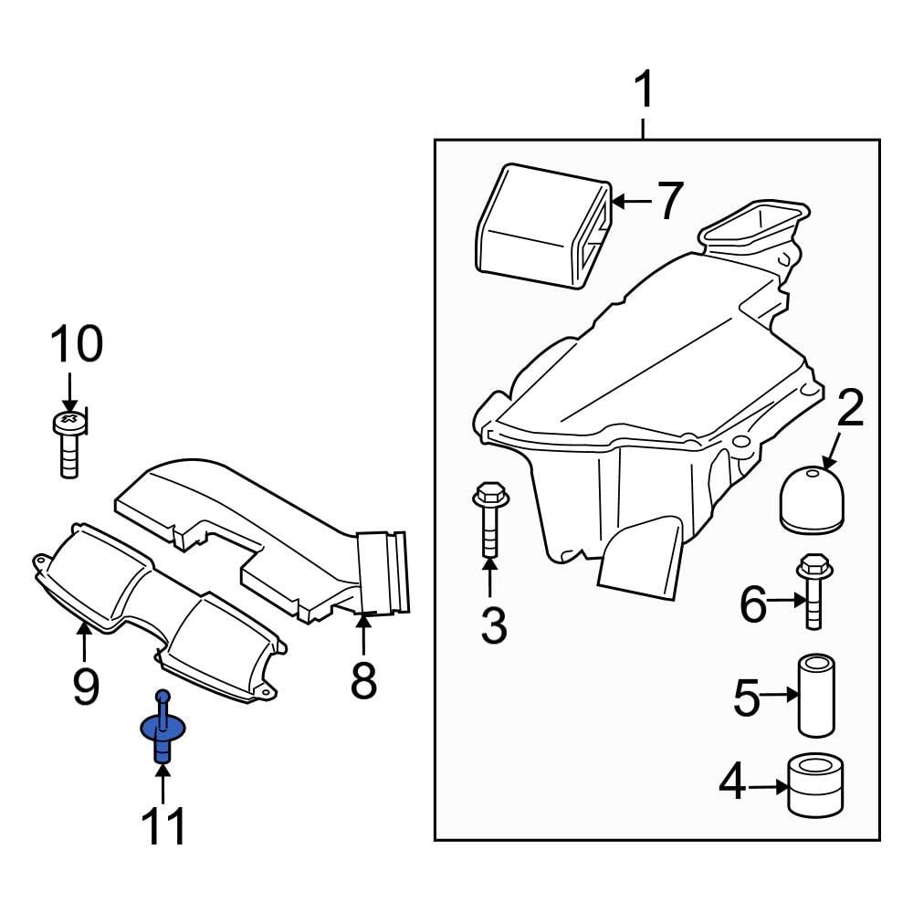 BMW OE 51471919209 - Engine Air Intake Hose Clip